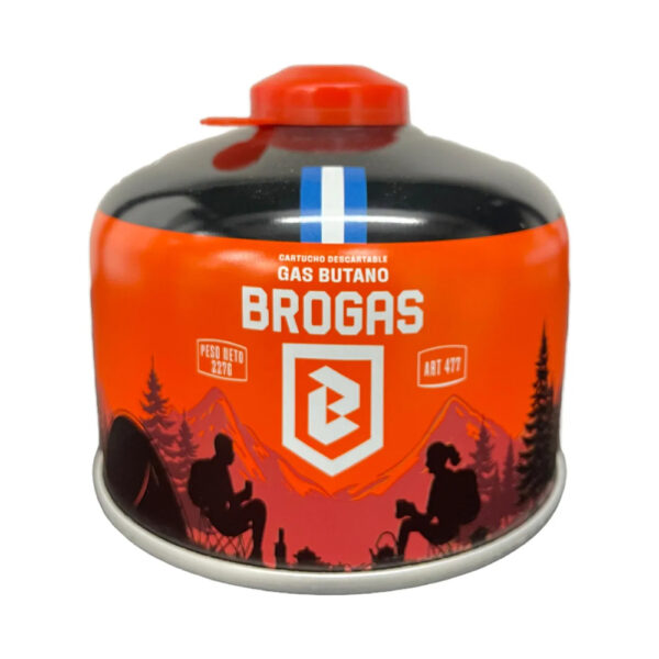 Cartucho Gas Butano a Rosca 230 Grs – Brogas | Desde 1958